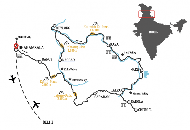 Spiti Valley Motorcycle Tour | Himalayan Motorbike Tours