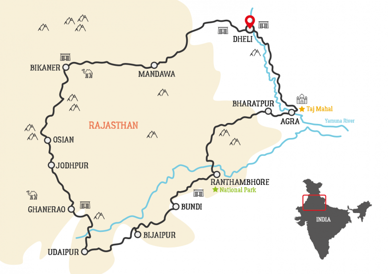 Rajasthan Motorcycle Tours | Guided Royal Enfield Motorbike Tour