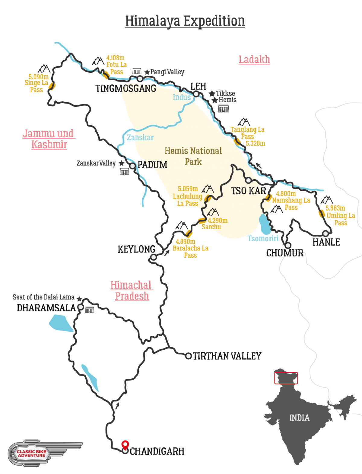 Himalaya Road Trip | North India by Car | Classic Adventure