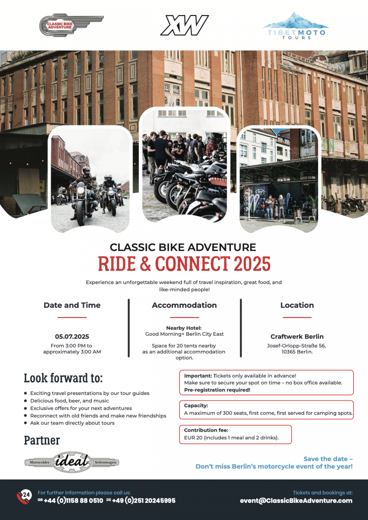 Ride & Connect - Meet other Bikers and connect! - Classic Bike Adventure